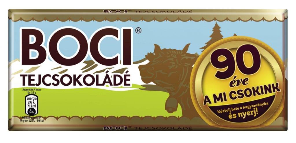BOCI tejcsokoládé retro csomagolásban - Trade magazin
