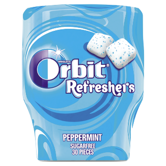 Orbit Refreshers Bottle cukormentes rágógumi - Trade magazin
