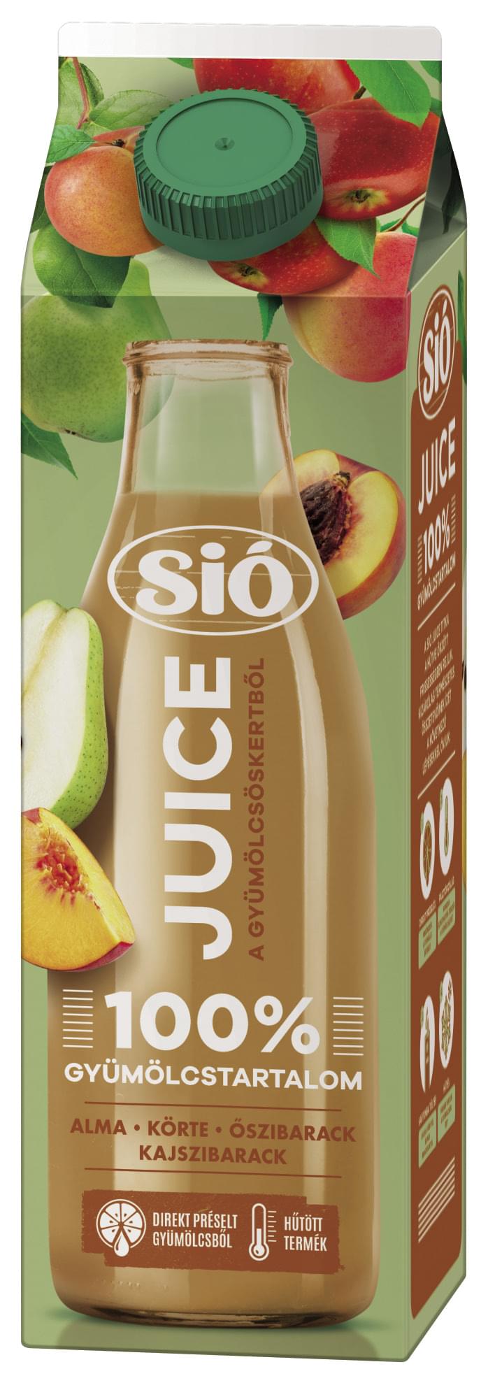 SIÓ Juice 100% gyümölcstartalommal - Trade magazin