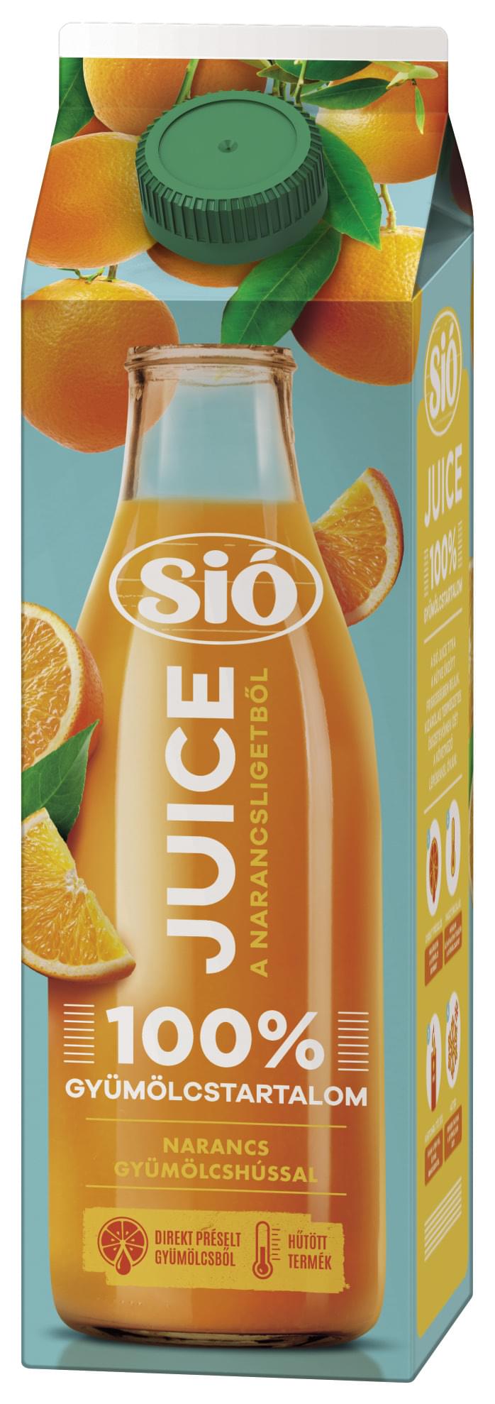 SIÓ Juice 100% gyümölcstartalommal - Trade magazin