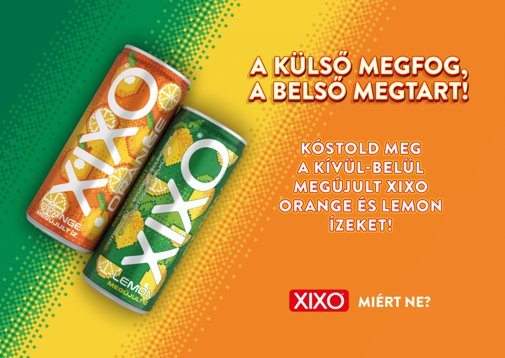 Renewal inside and out: the packaging and recipe of XIXO Orange and XIXO Lemon have also changed ...