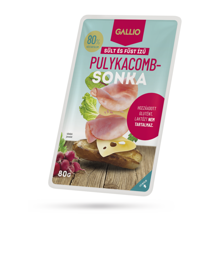 GALLIO Sült és füstízű pulykacombsonka - Trade magazin