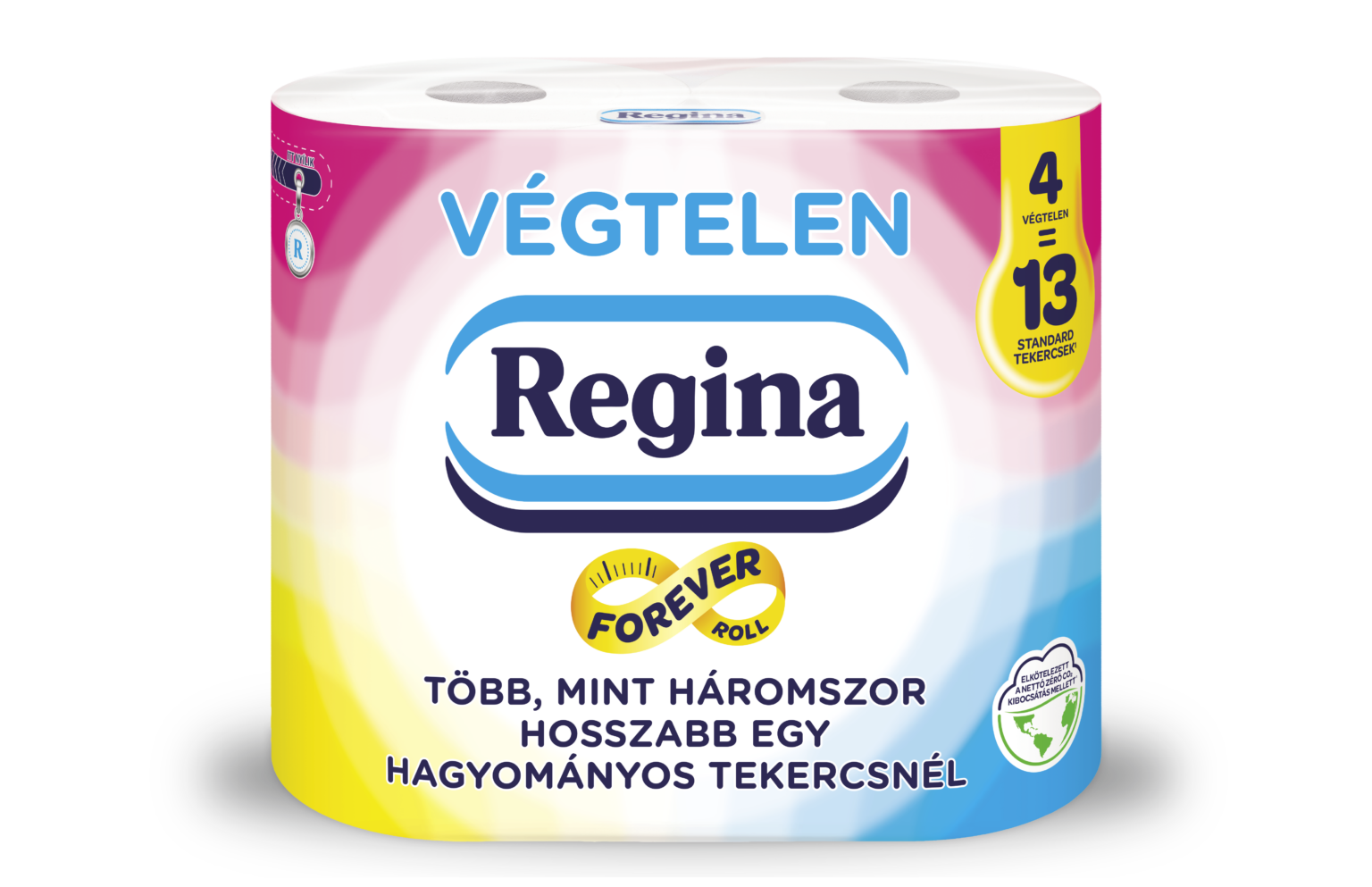 Regina VÉGTELEN 4 tekercses toalettpapír - Trade magazin