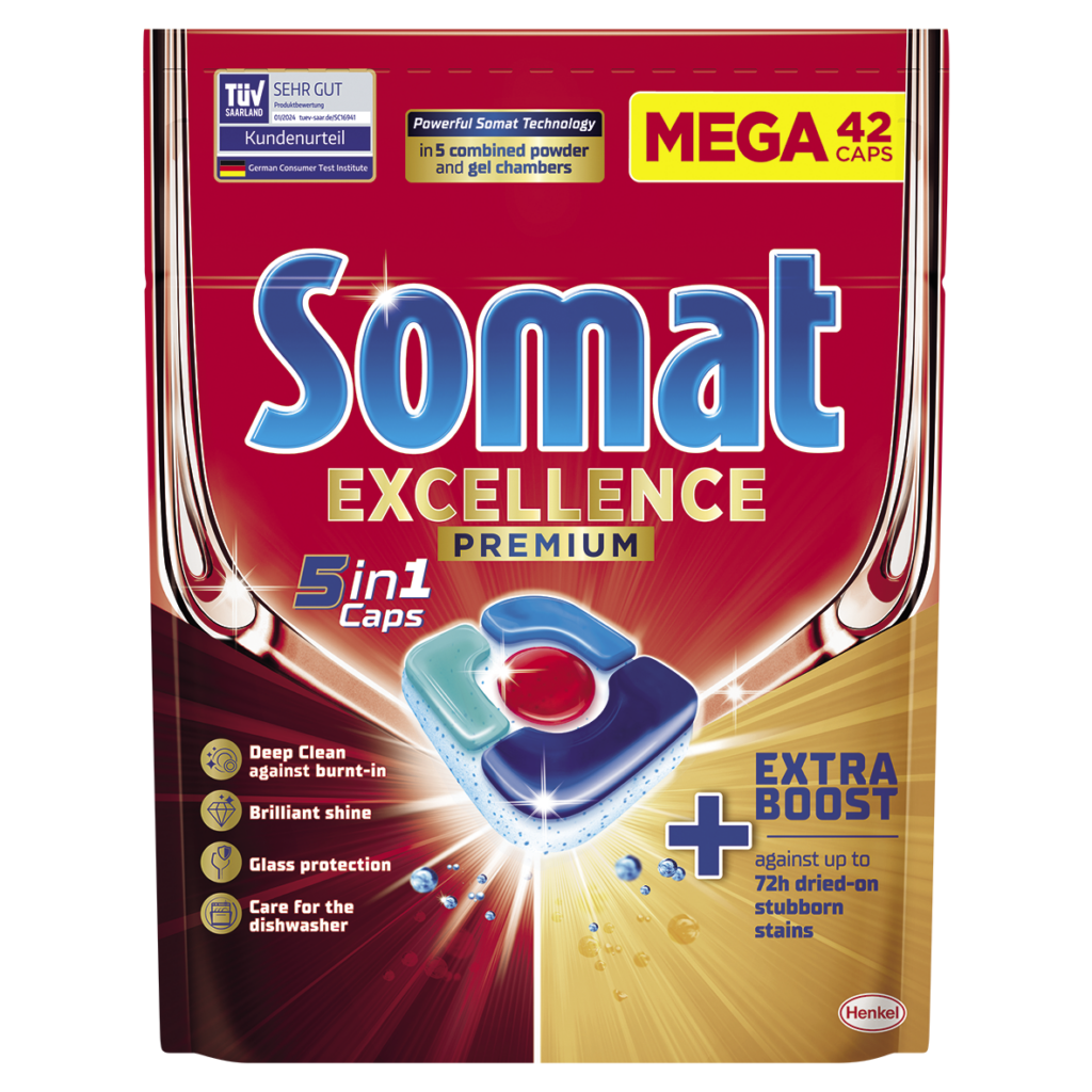 Somat 5in1 dishwasher capsule - Trademagazin